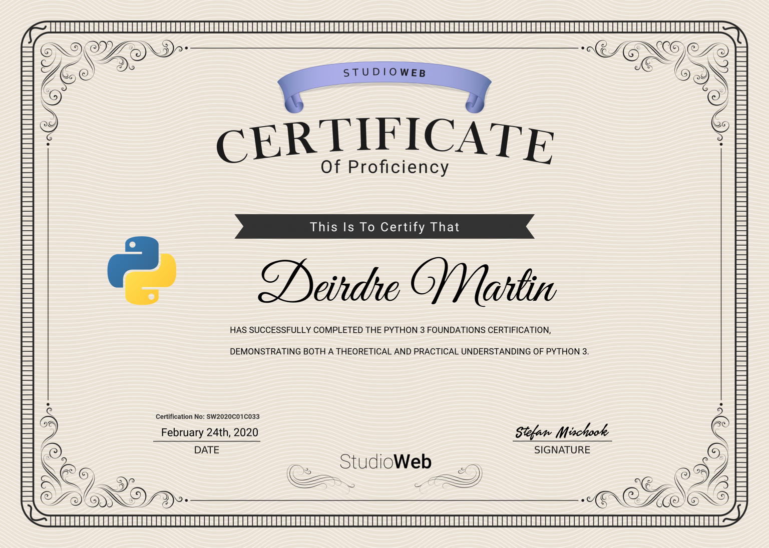 Certifications in Code at StudioWeb! – Studioweb Blog